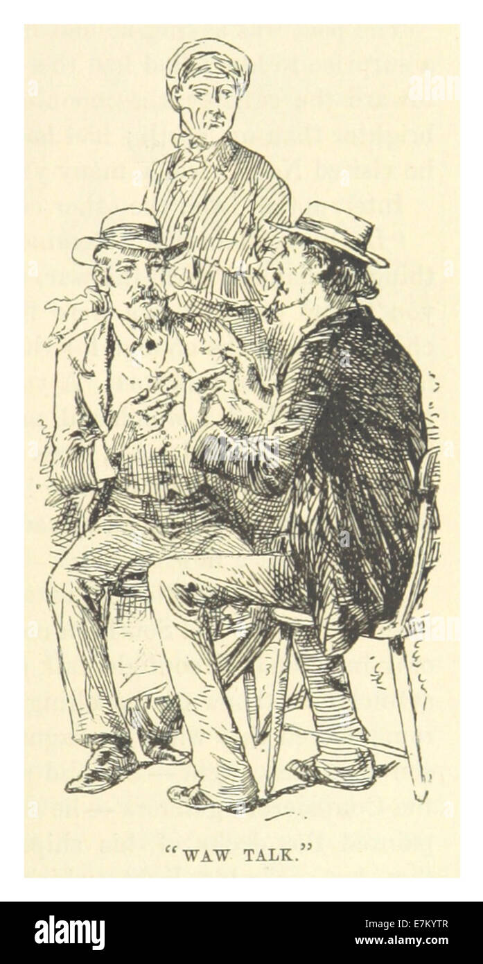 MARK TWAIN(1883) p461 - WAW TALK Stock Photo - Alamy