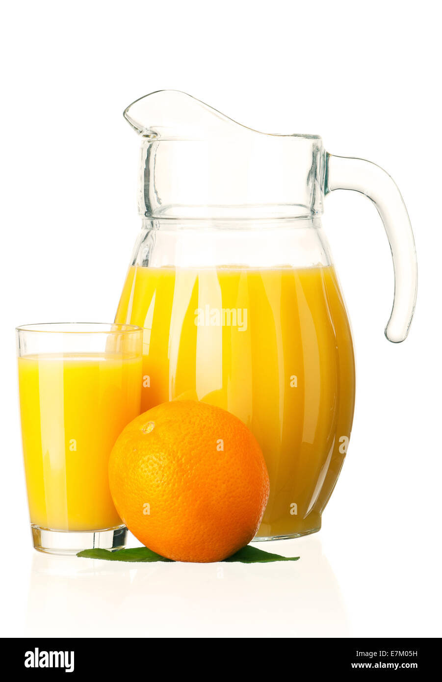 Jug fresh orange juice juice Cut Out Stock Images & Pictures - Alamy