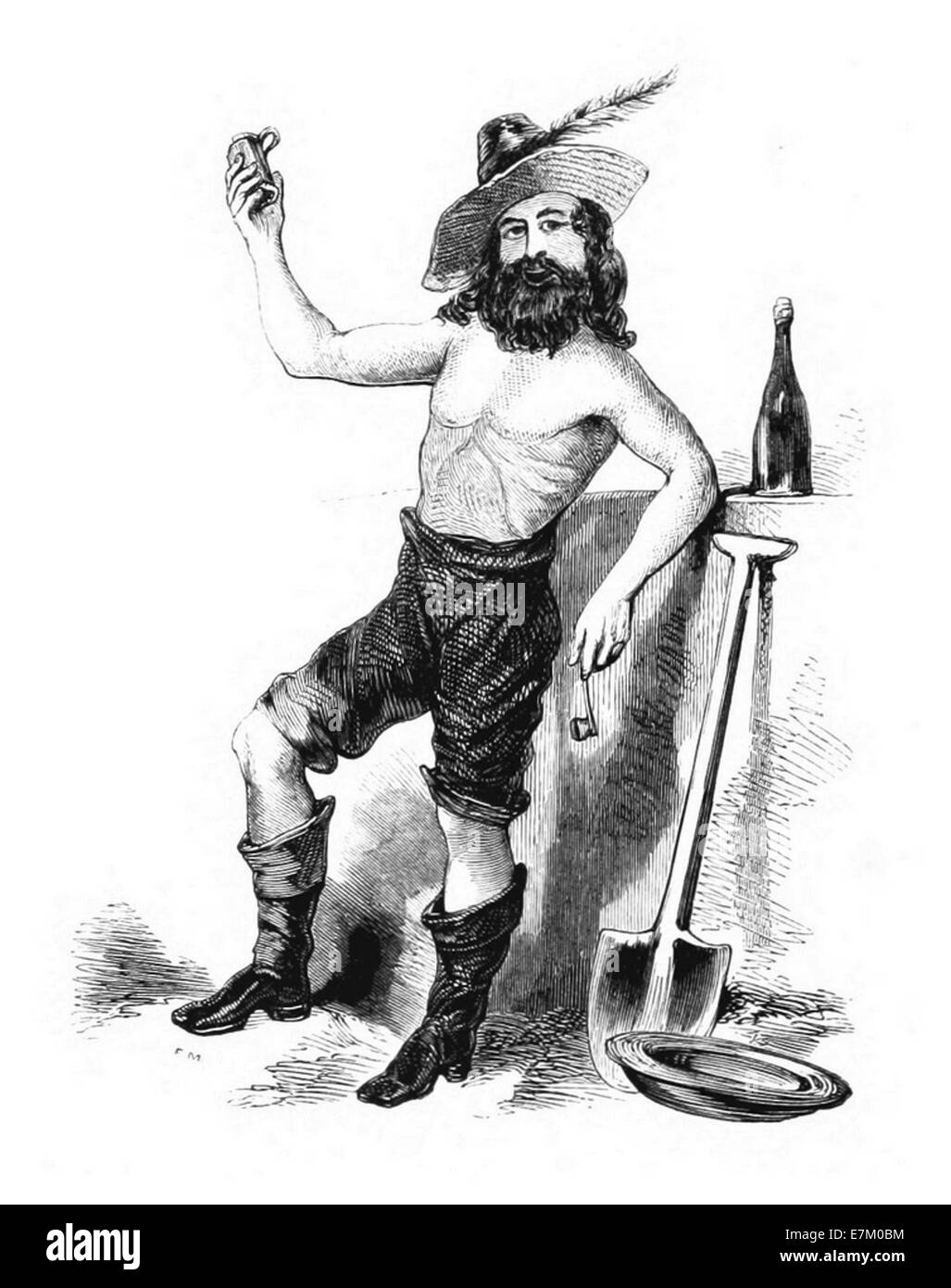 Map of miner Black and White Stock Photos & Images - Alamy