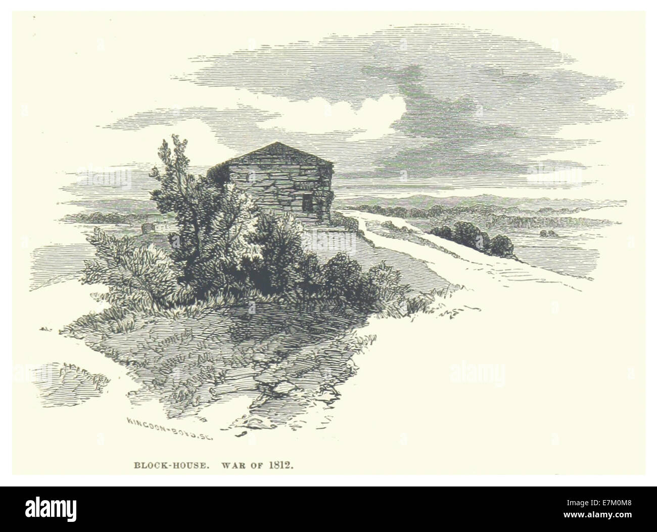 This 1869 drawing from Central Park archives shows the Block-House from ...