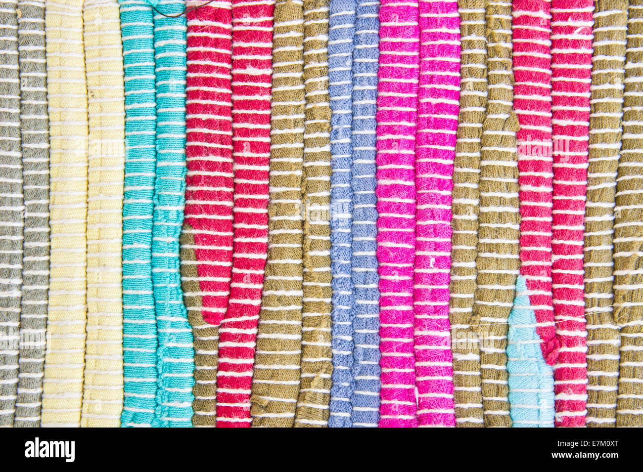 Multi-colored textile as a background image Stock Photo - Alamy
