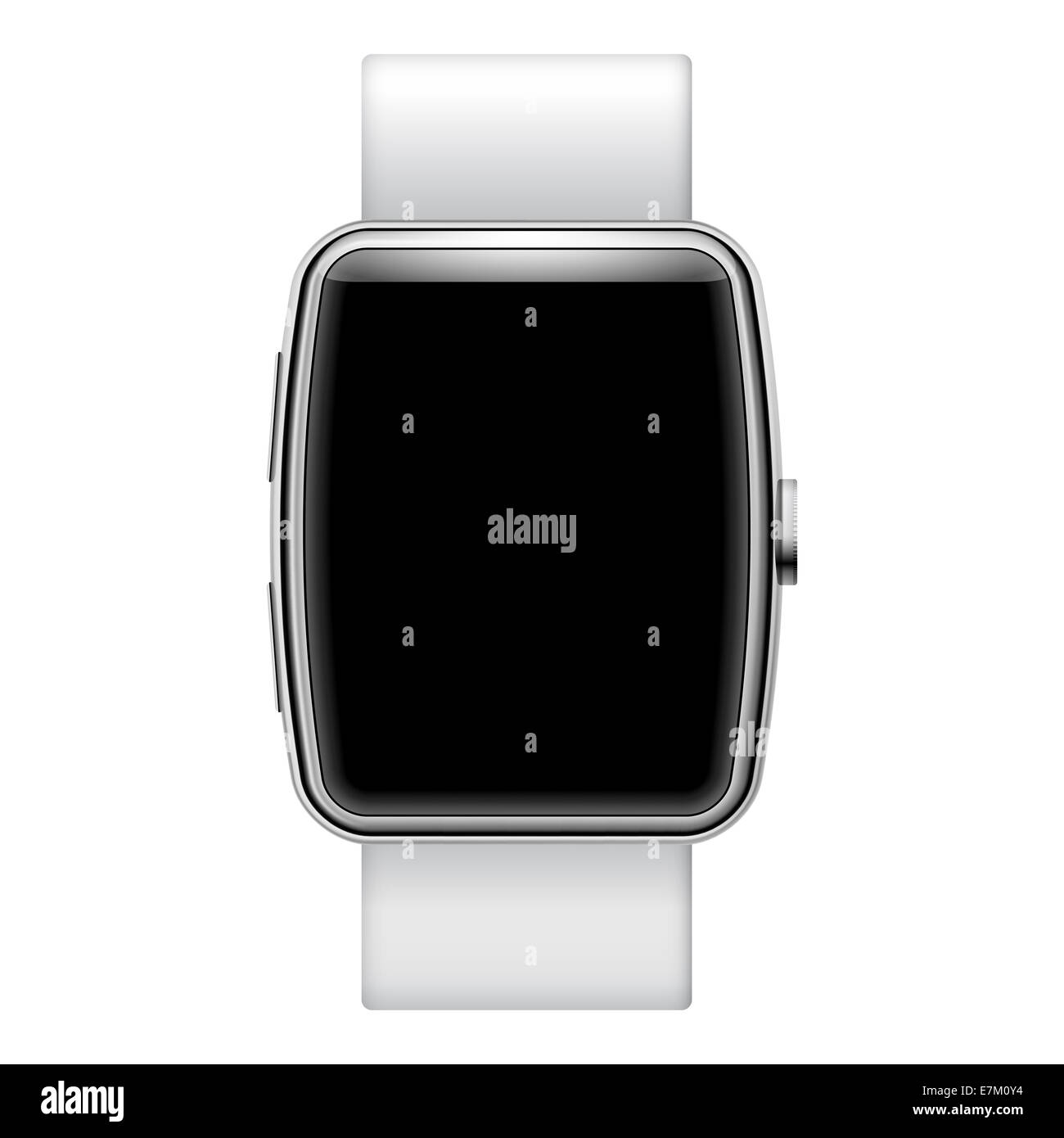 Smartwatch isolated on white background with place for your text Stock ...