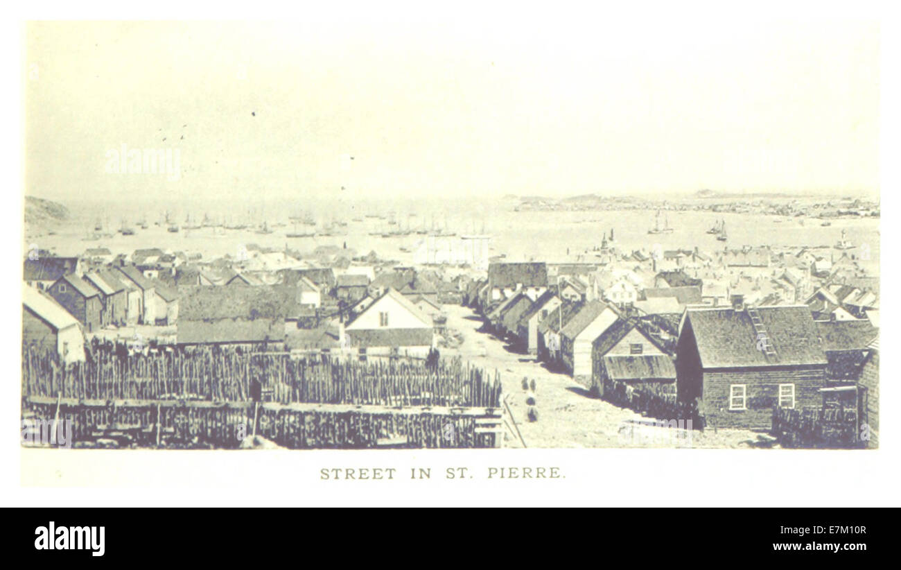 A 1895 map from Prowse’s Newfoundland series showing a street in St ...