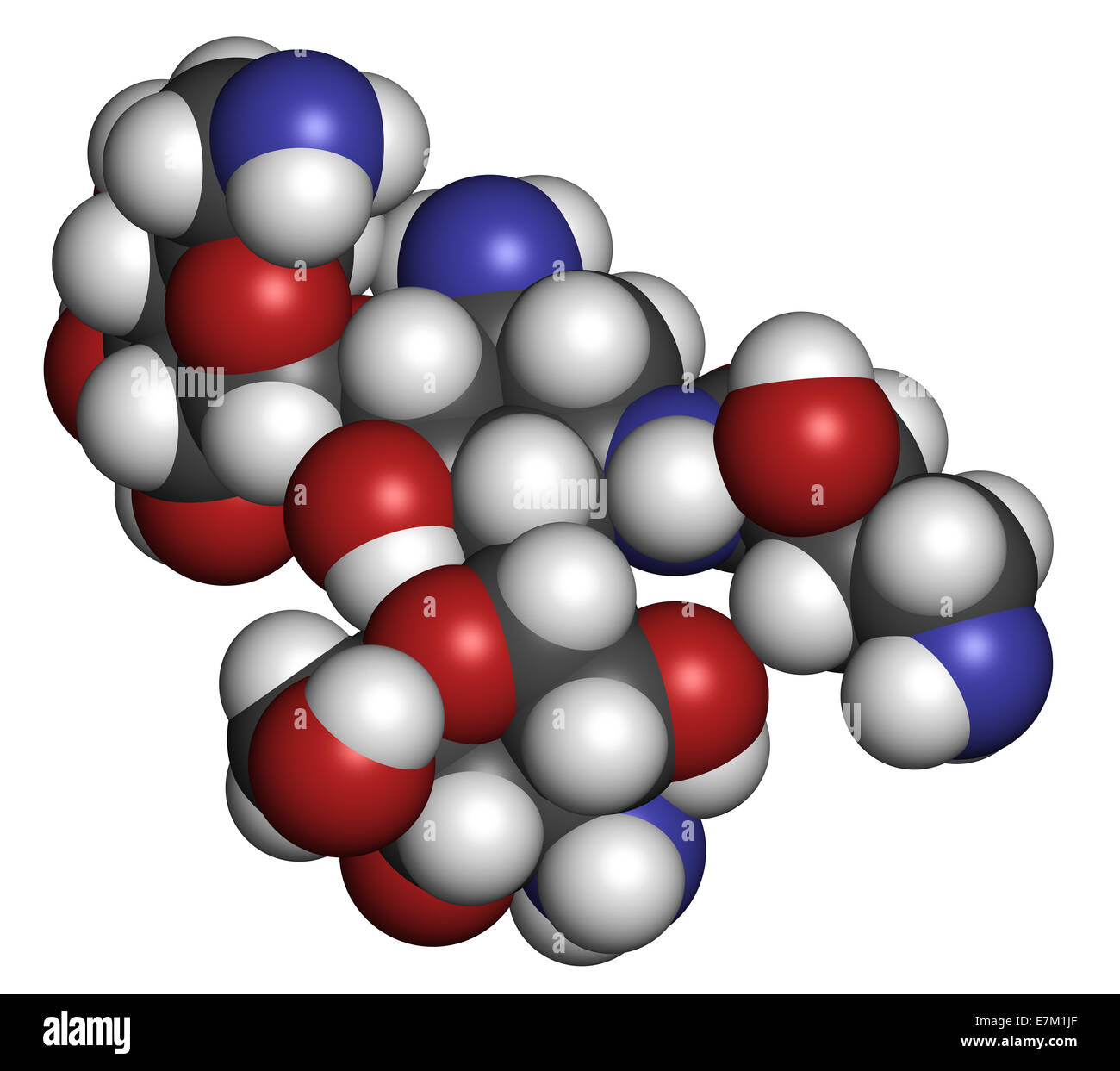 Amikacin aminoglycoside antibiotic molecule. Mostly used as last-resort ...