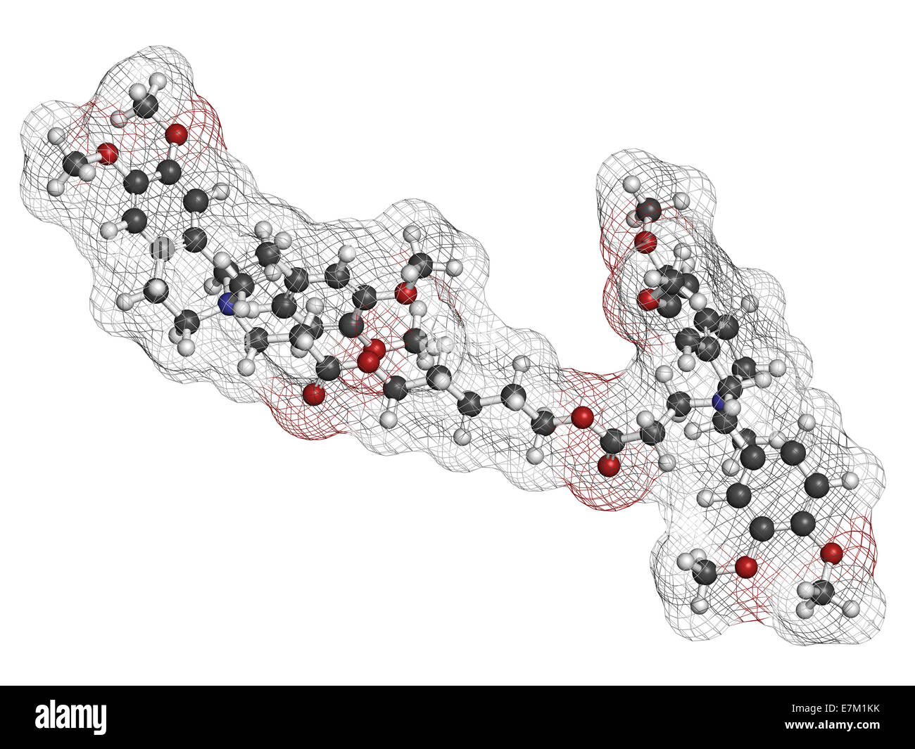 Atracurium skeletal muscle relaxant drug. Used as adjuvant in ...