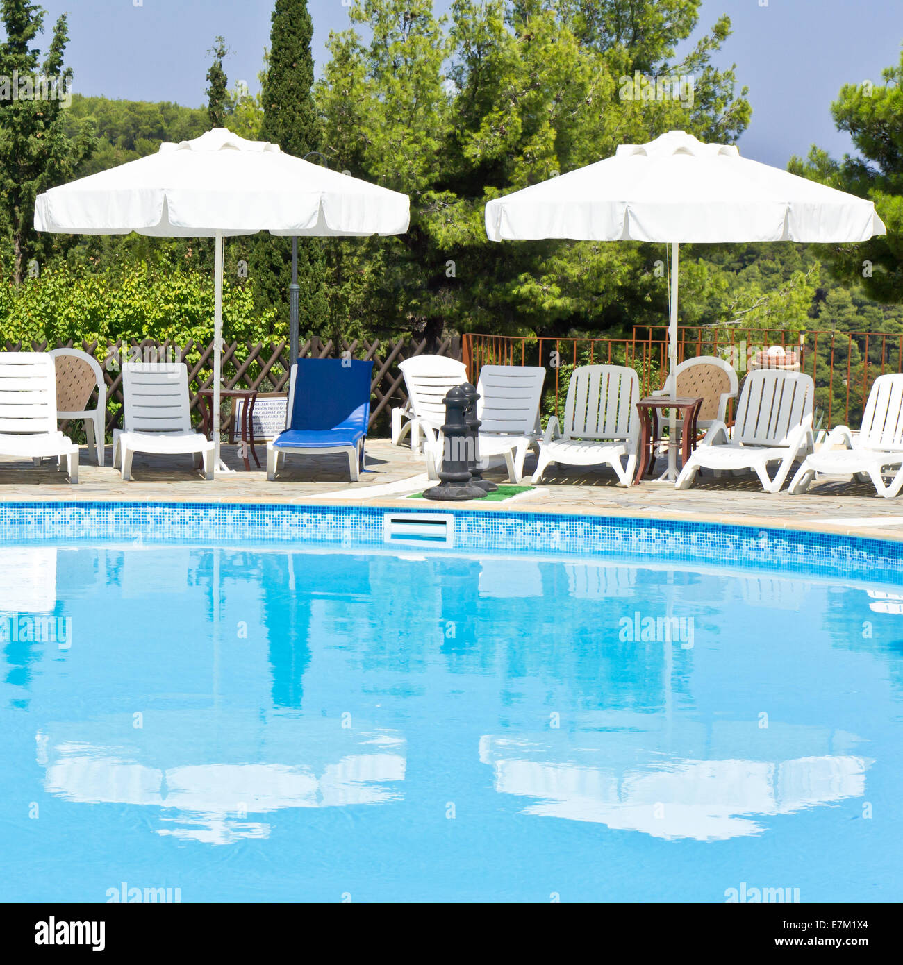 A swimming pool at a holiday resort Stock Photo - Alamy