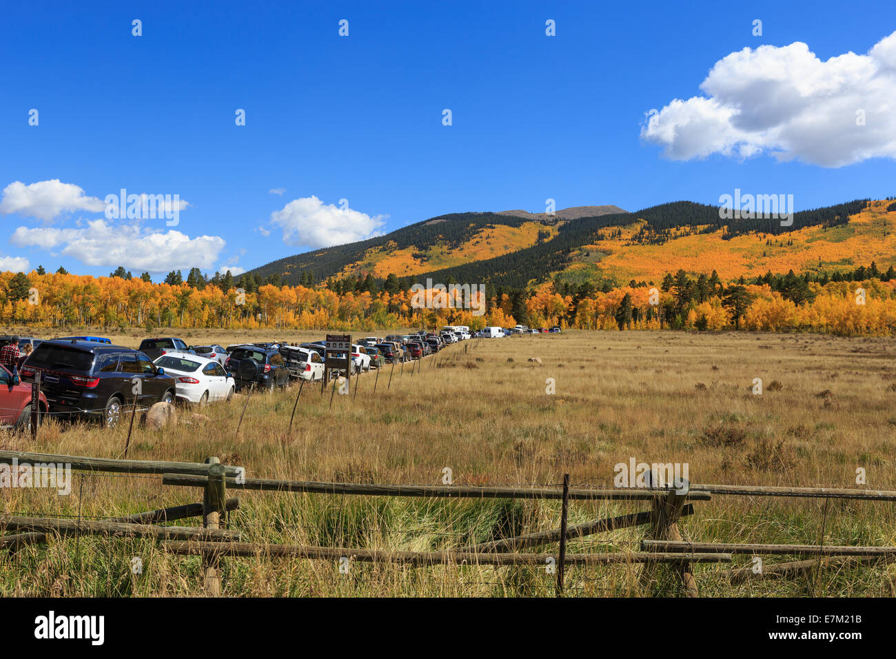 Park County, Colorado USA. 20 September 2014. Crowds from the Denver ...