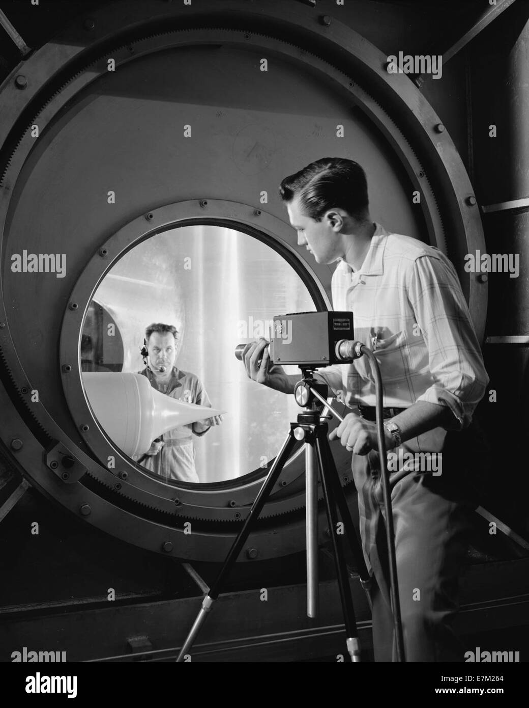 Mission operations equipment Black and White Stock Photos & Images - Alamy