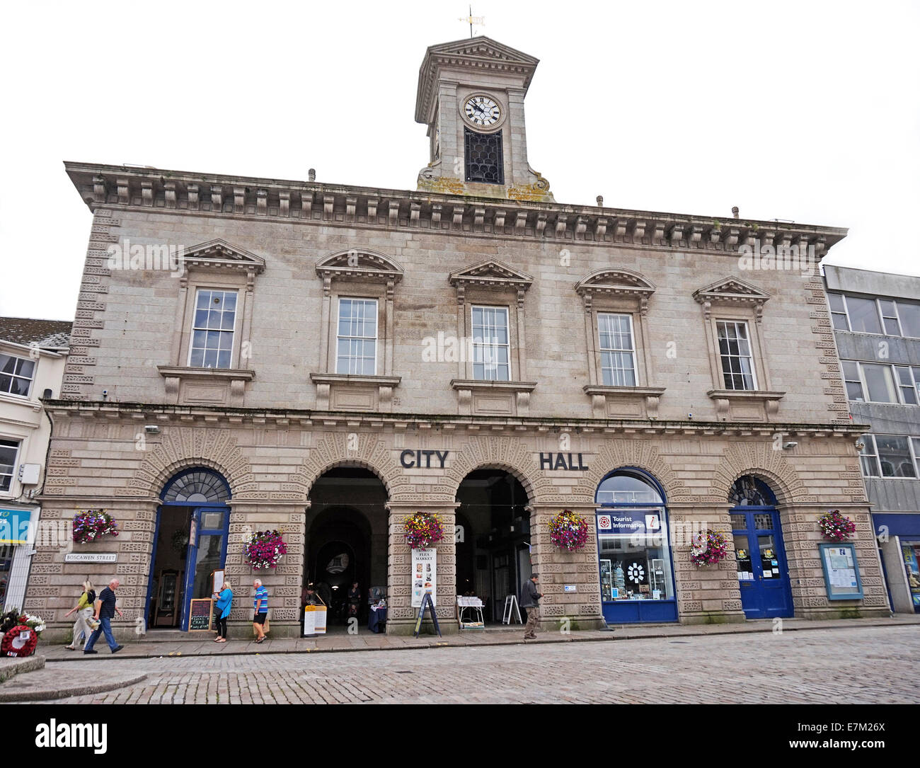 The City Hall building Truro, Cornwall, UK Stock Photo - Alamy