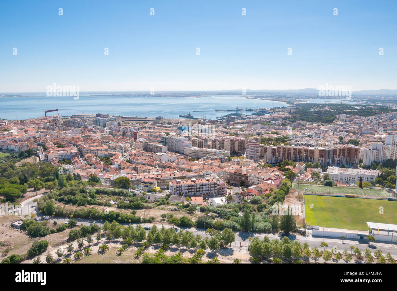 City skyline almada in portugal hi-res stock photography and images - Alamy