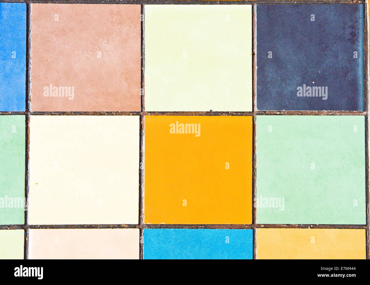 Multi colored tiles hi-res stock photography and images - Alamy