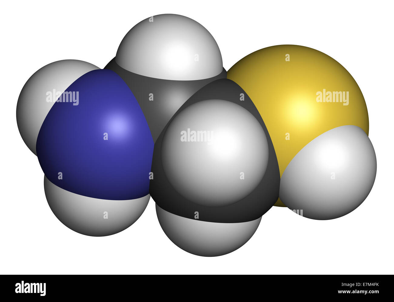 Cysteamine Huntington's disease drug molecule, as the bitartrate salt ...