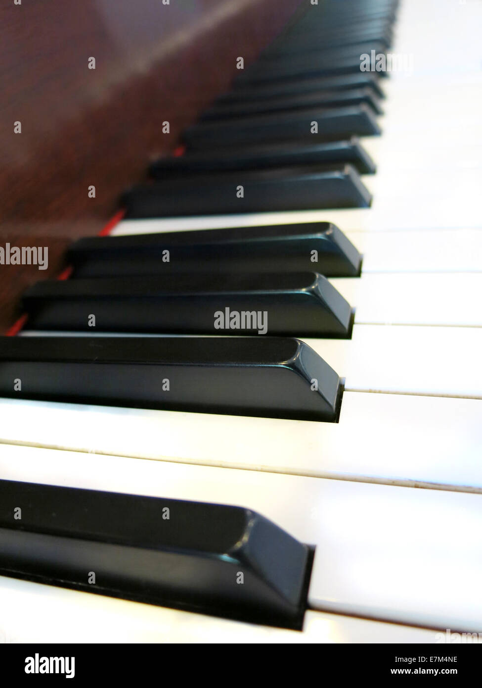 Close up shot of Piano keys Stock Photo - Alamy