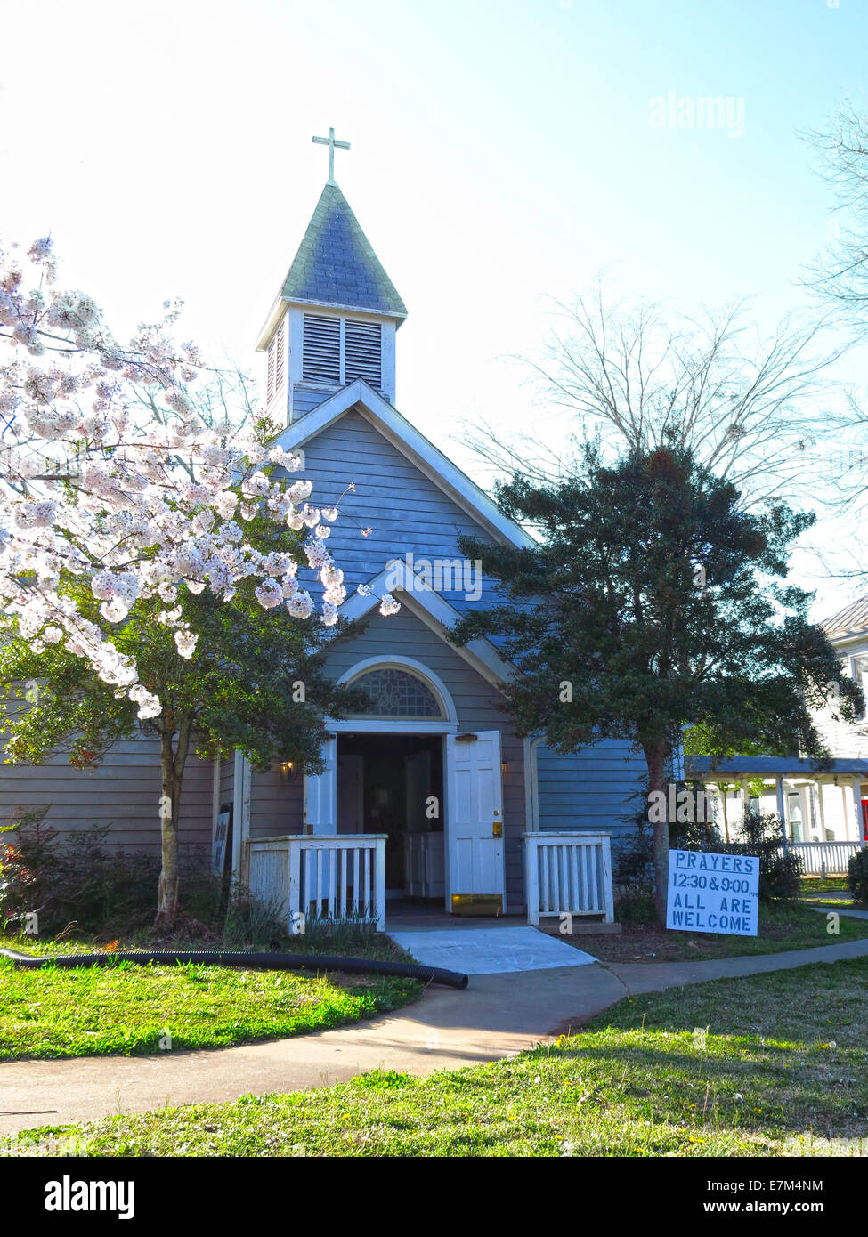 Rural small church in the south of the united states Stock Photo - Alamy