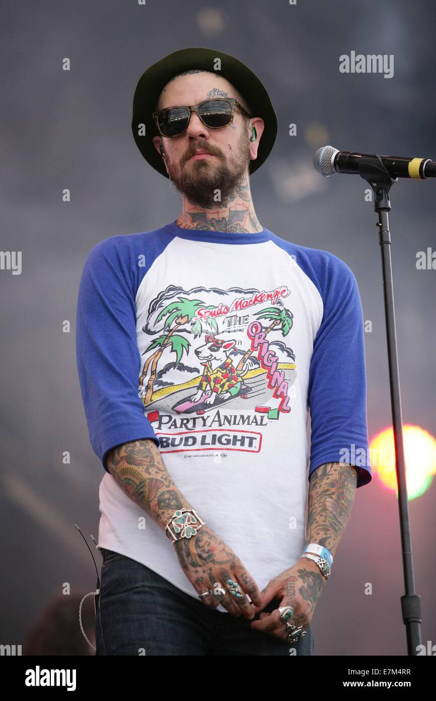 Las Vegas, NV, USA. 20th Sep, 2014. Christopher Mansfield of Fences in ...