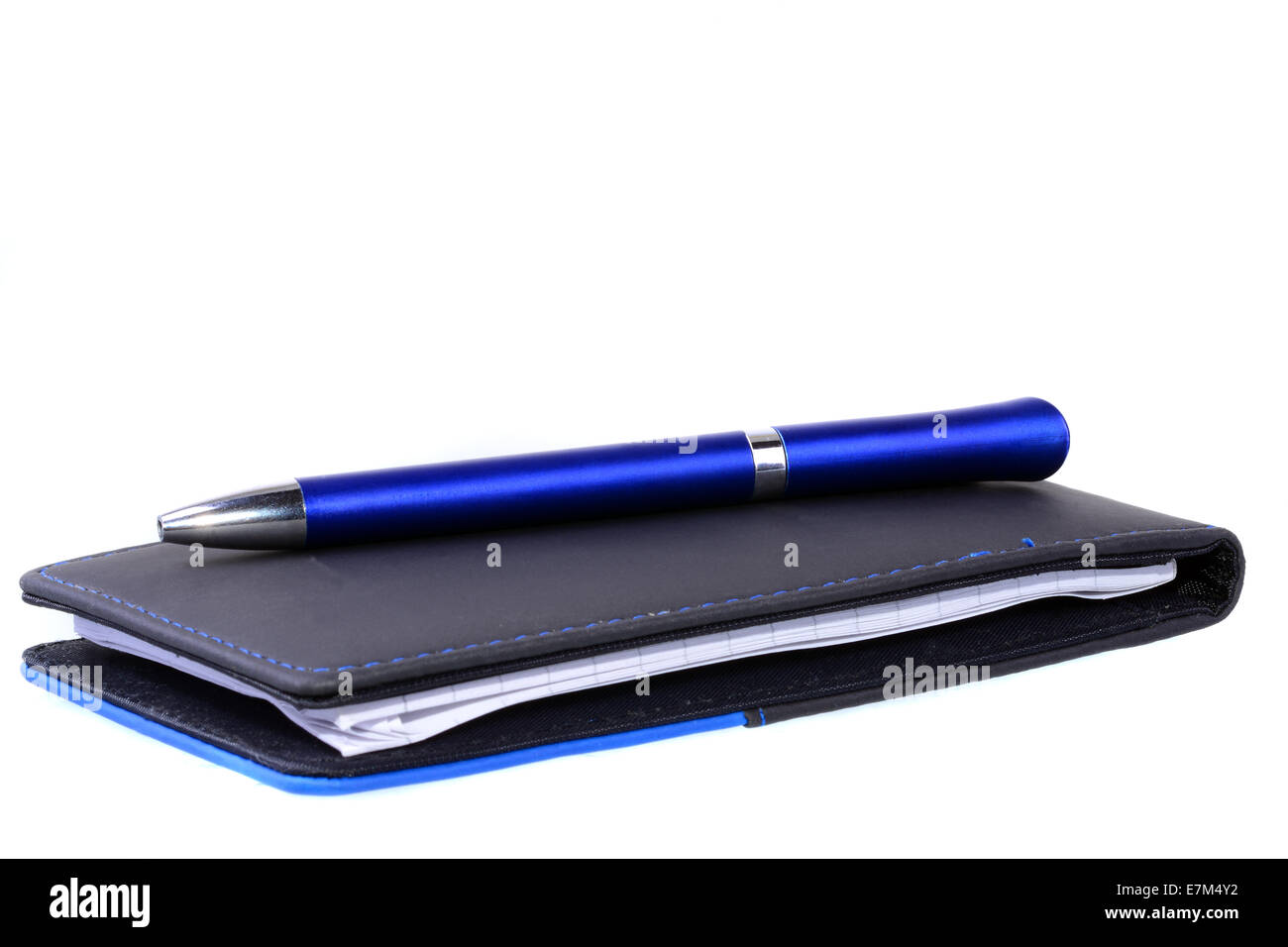 Background notepad pen notebook Cut Out Stock Images & Pictures - Alamy
