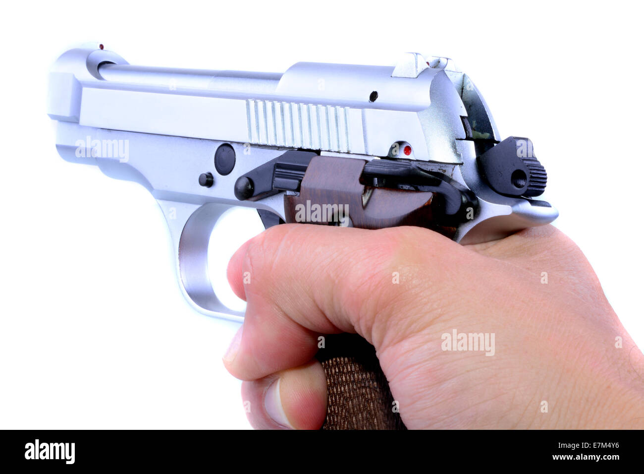 Hand holding gun hi-res stock photography and images - Alamy