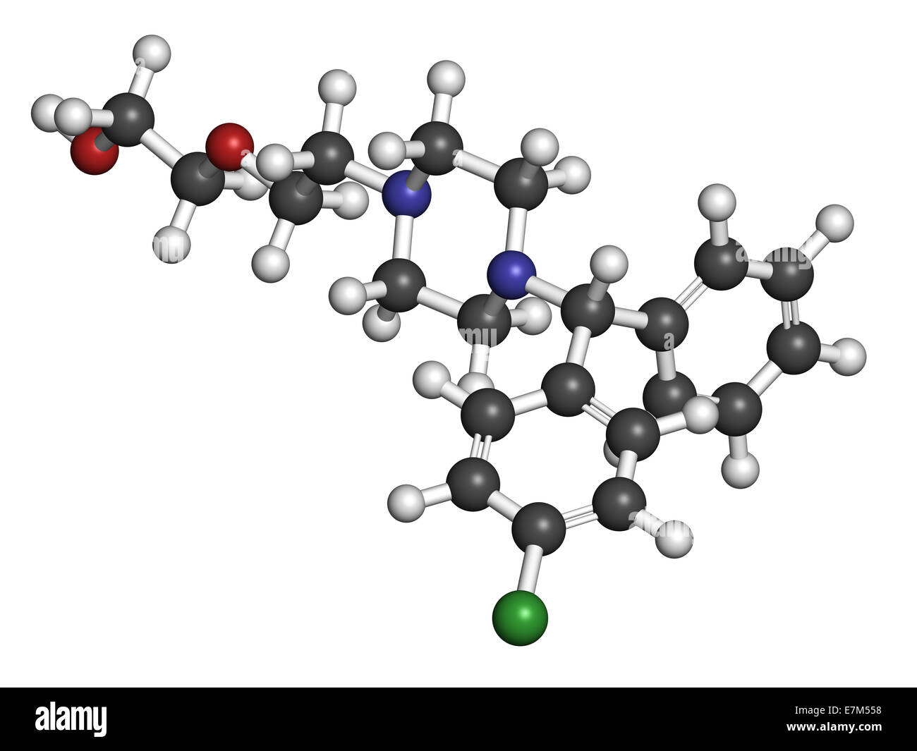 Hydroxyzine antihistamine drug. Used include treatment of itching ...