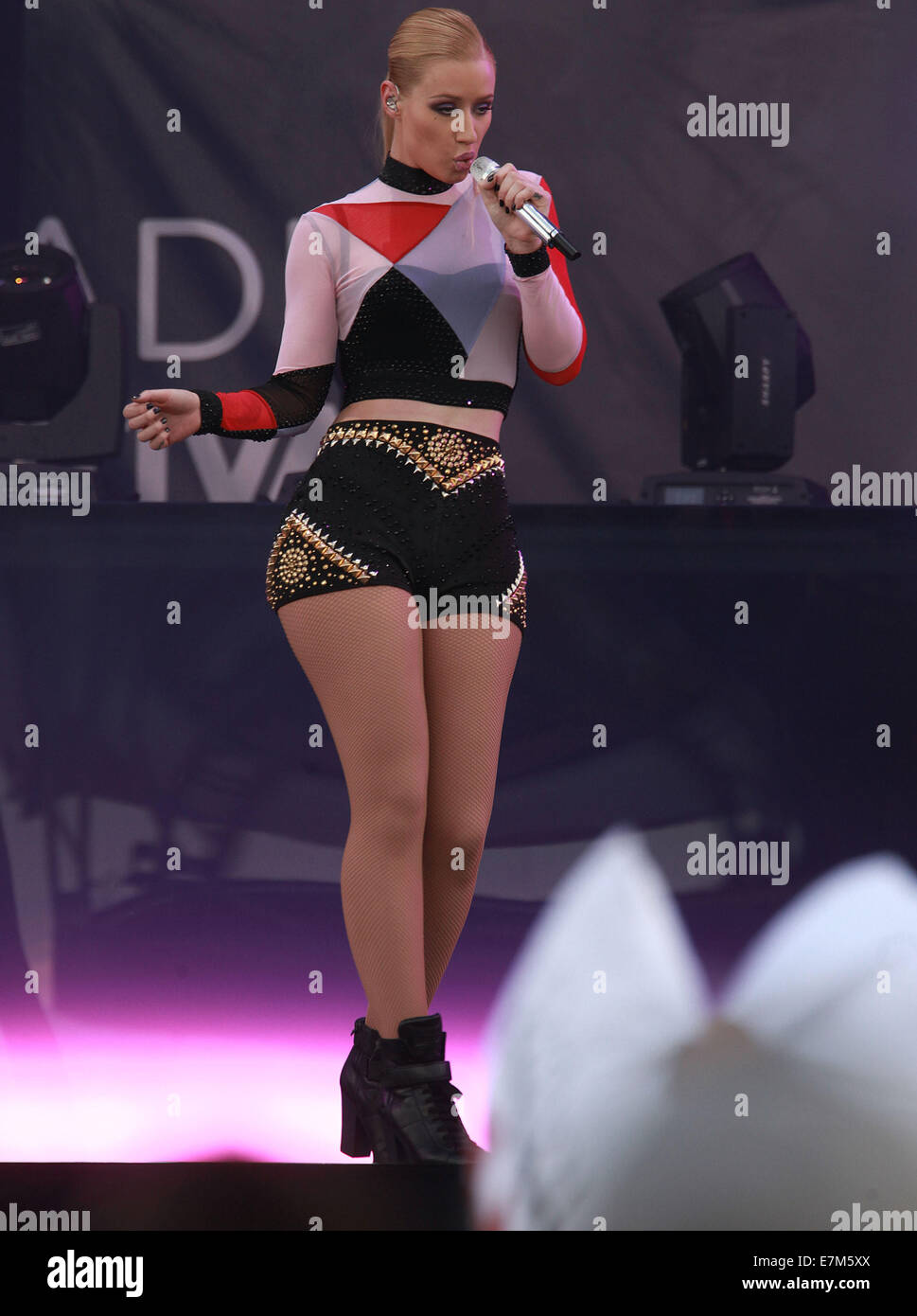Las Vegas, Nevada, USA. 20th Sep, 2014. Rapper Iggy Azalea performs at ...