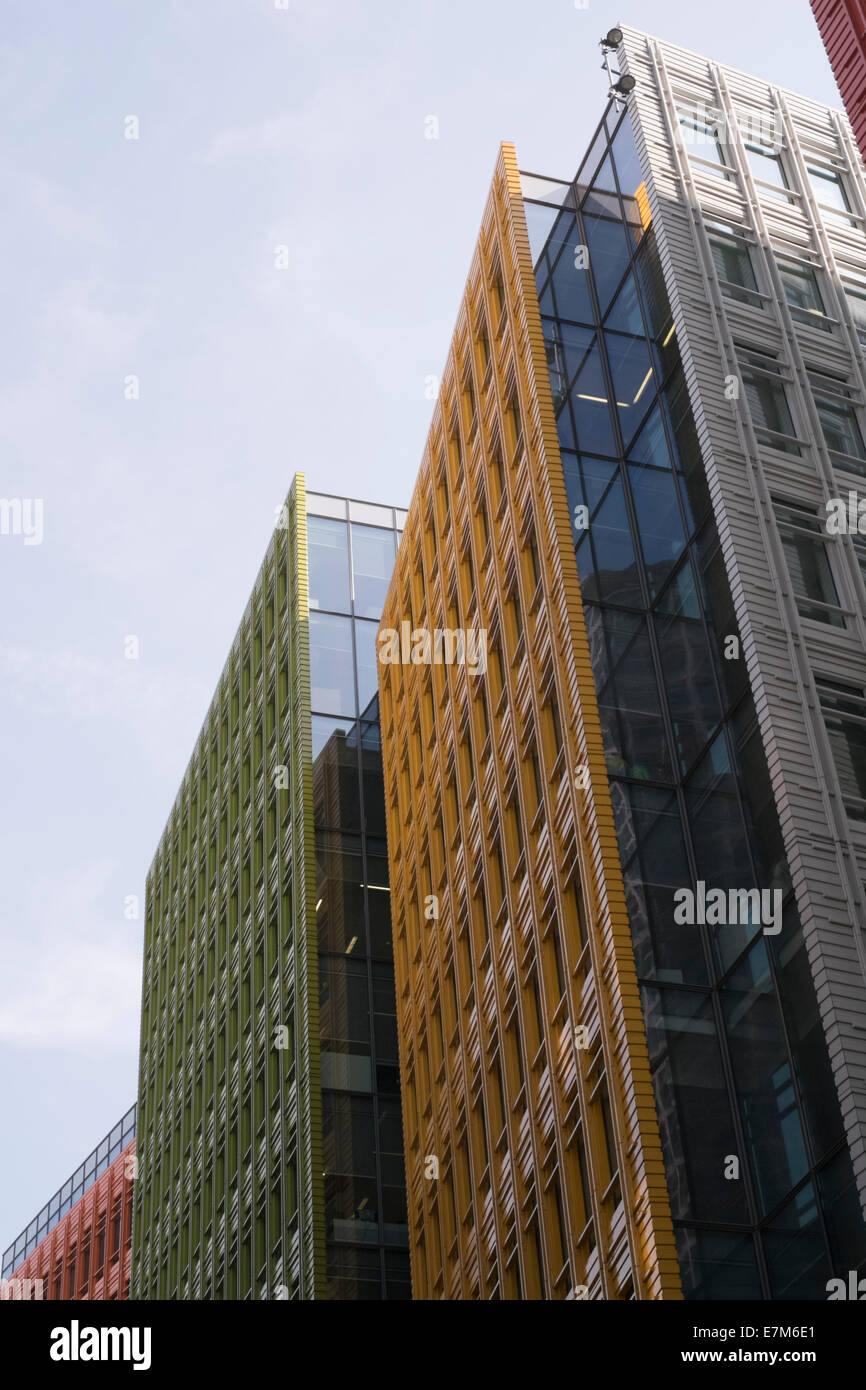 Skyscrapers at St Giles Circus in London Stock Photo - Alamy
