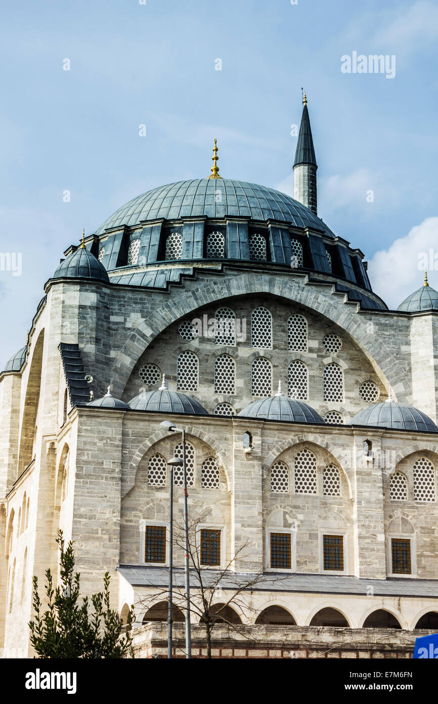 Mosque of the Istanbul. The style of the mosque is Baroque. It is made ...
