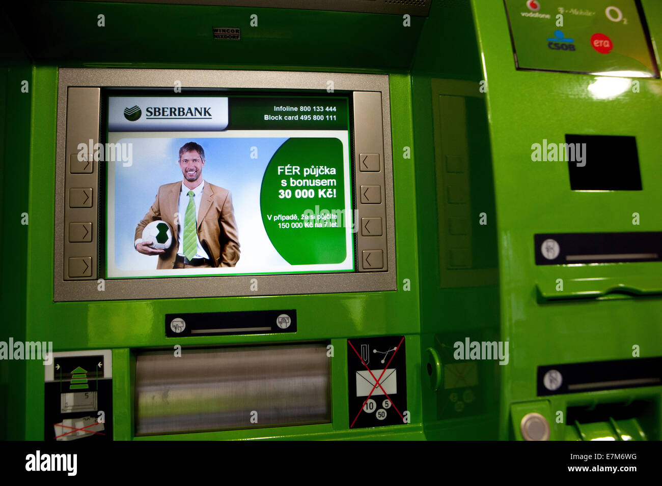 Opening a branch of the largest Russian bank Sberbank in Prague Czech ...