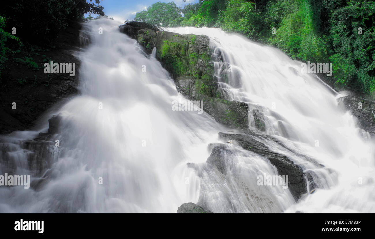 Stock Image - Long Exposure Falls Stock Photo - Alamy