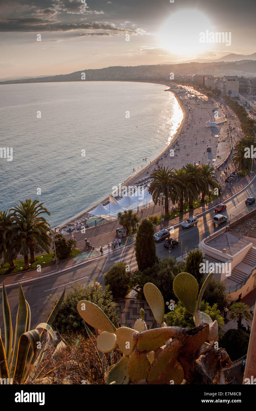 Sunset french riviera hi-res stock photography and images - Alamy