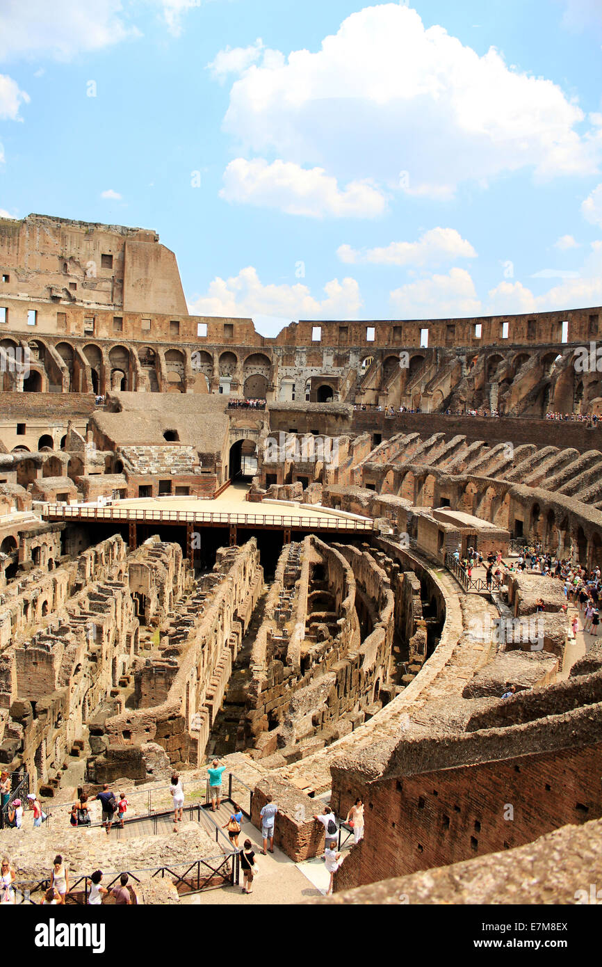 Interior coliseum in rome hi-res stock photography and images - Alamy