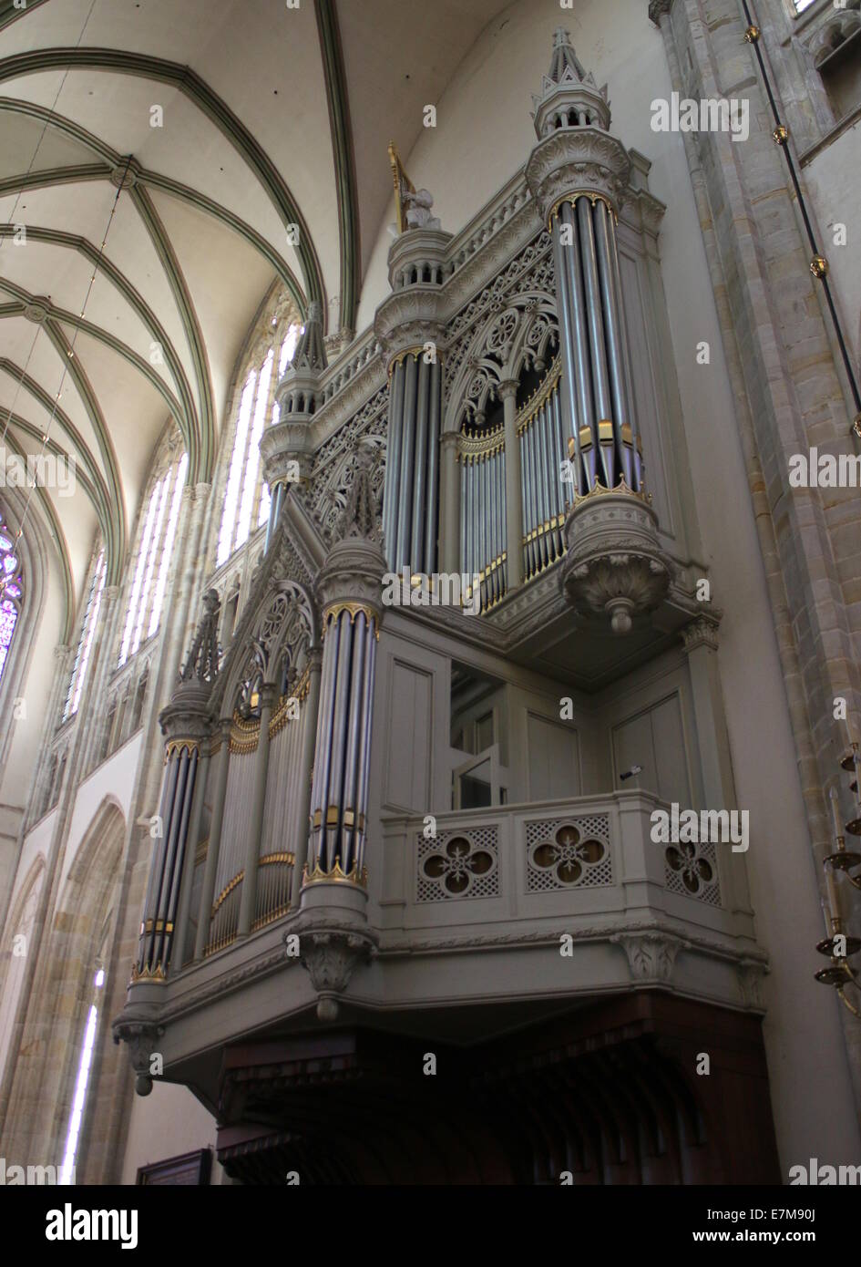 Early 19th century main Organ of the Gothic Dom church or St. Martin's ...