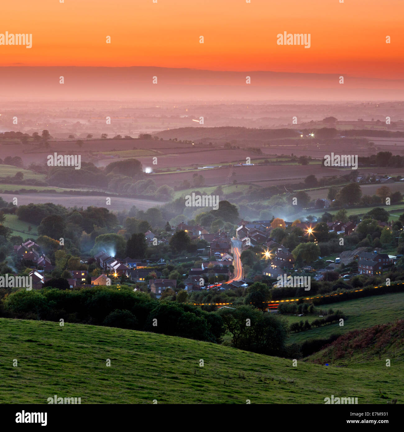 Uk village ariel hi-res stock photography and images - Alamy