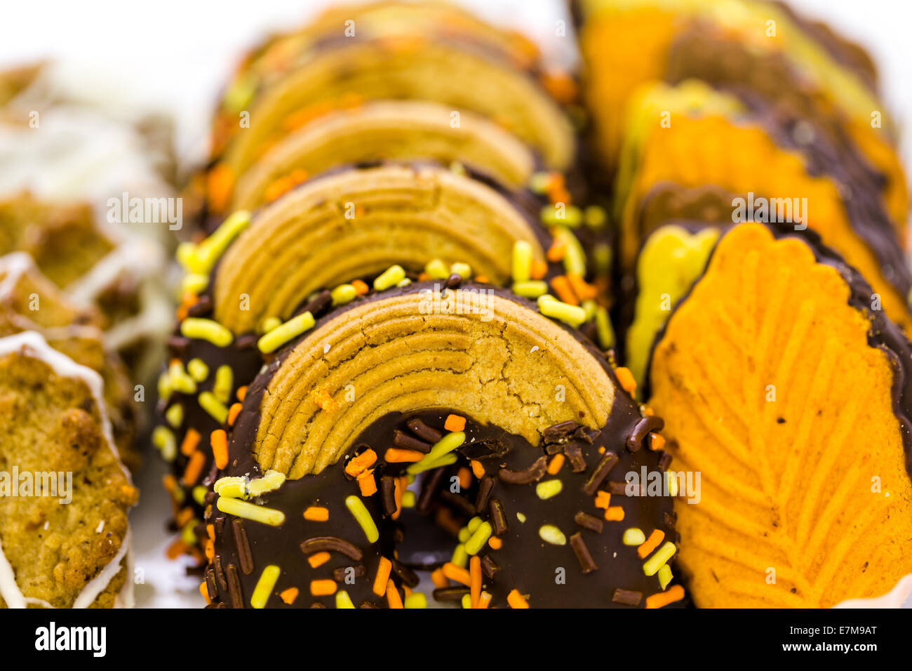Generic autumn cookies from local supermarket Stock Photo - Alamy