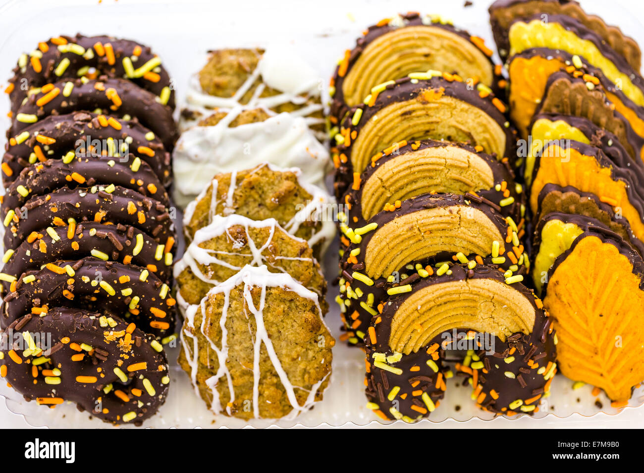 Generic autumn cookies from local supermarket Stock Photo - Alamy