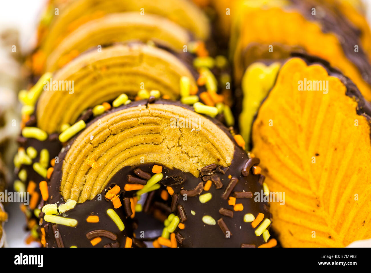 Generic autumn cookies from local supermarket Stock Photo - Alamy
