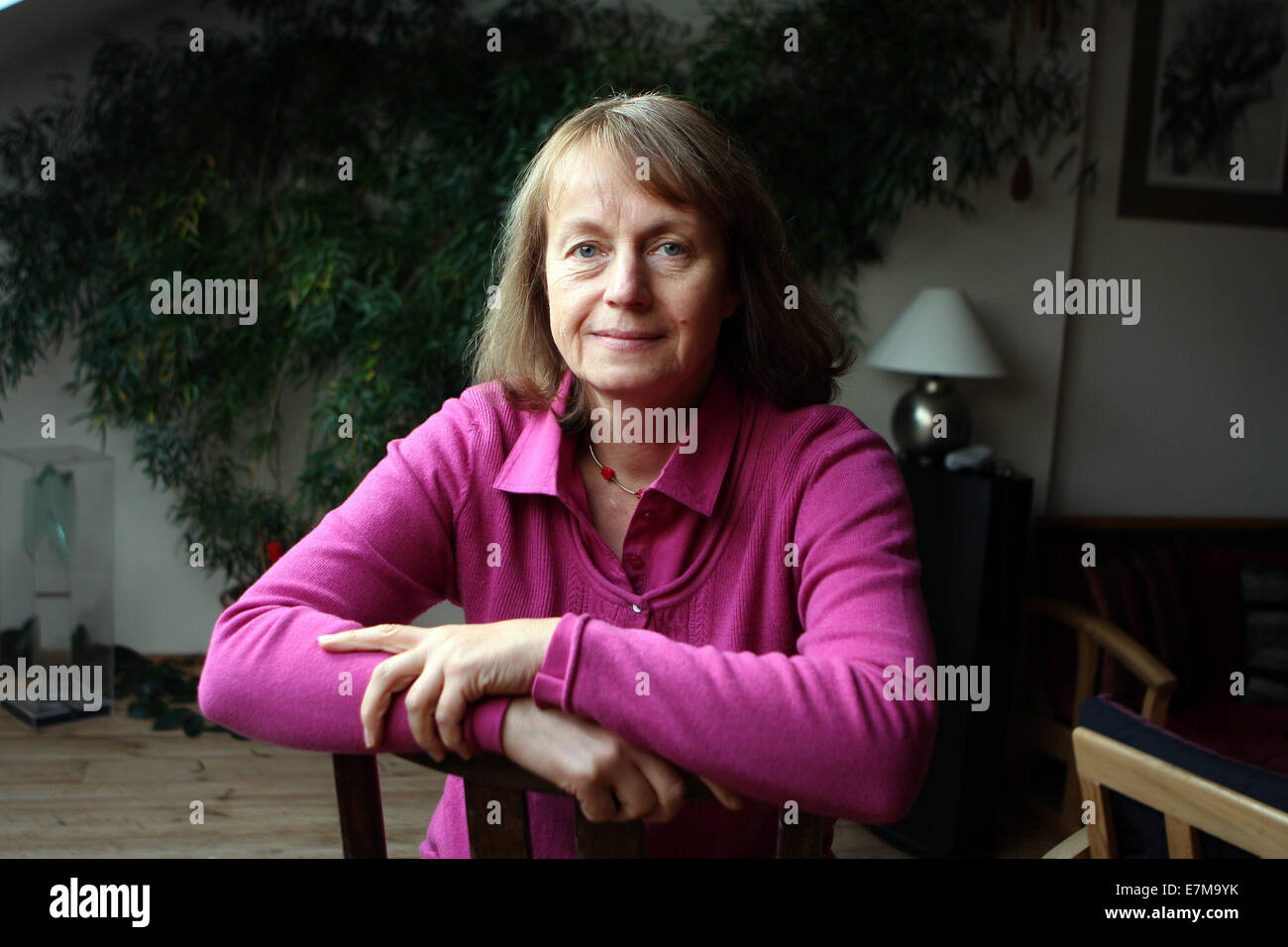 Iva Prochazkova Czech writer at home Stock Photo - Alamy