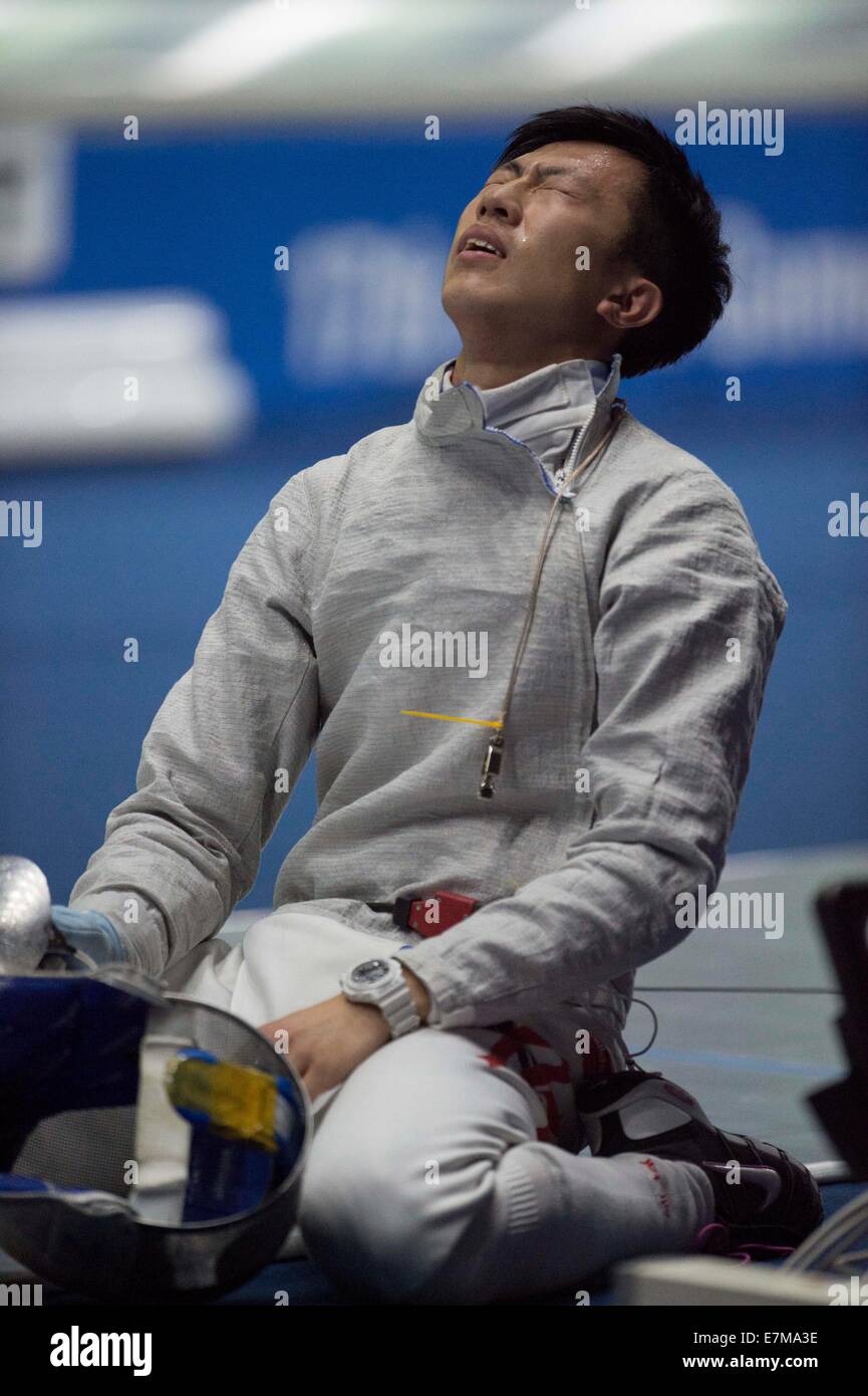 Incheon, South Korea. 21st Sep, 2014. Lam Hin Chung of China's Hong ...