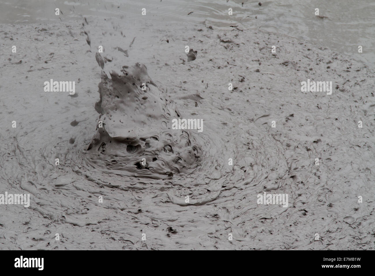 Exploding mud pool background, taken close to Rotorua (New Zealand ...