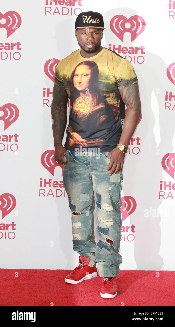 Las Vegas, Nevada, USA. 21st Sep, 2014. Rapper 50 Cents attendS Day 2 ...