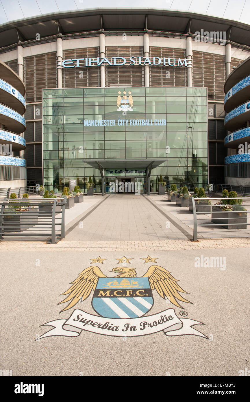 Manchester City F.C. Etihad Stadium Stock Photo - Alamy