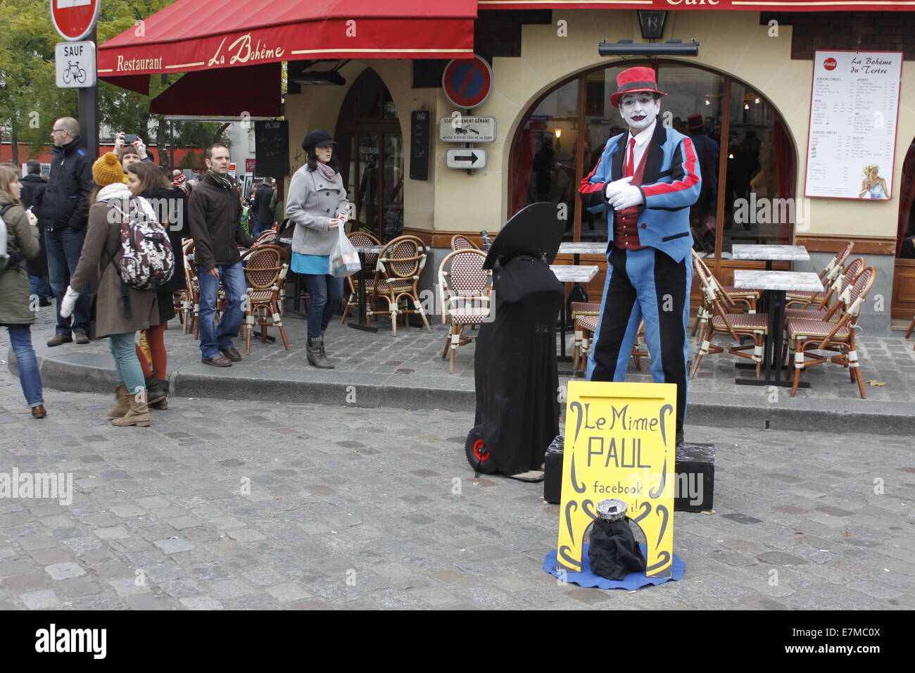French Street Mime