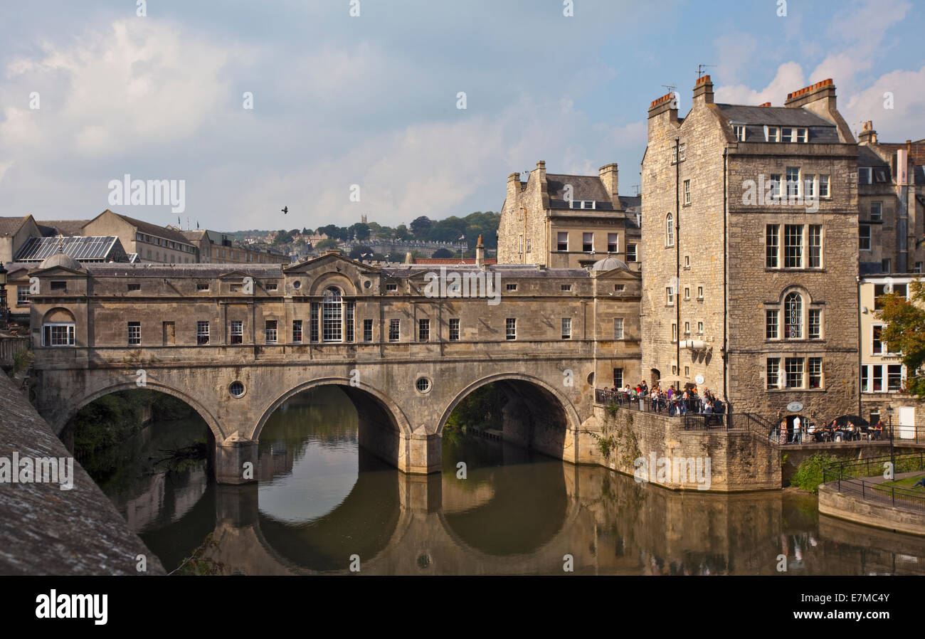 Poulteney Bridge, Bath, Somerset, England Stock Photo - Alamy