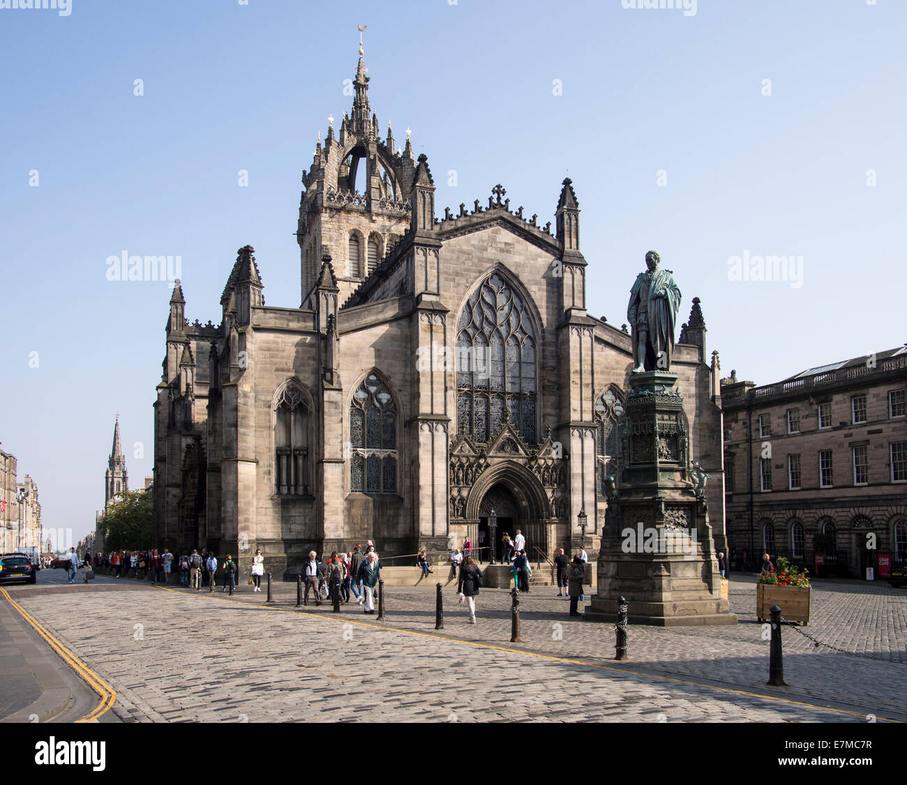 St. Giles Cathedral Royal Mile Edinburgh Scotland Stock Photo - Alamy