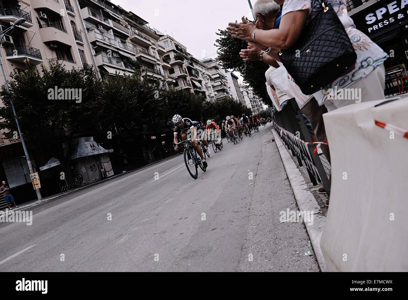 Thessaloniki, Greece. 20th Sep, 2014. Hundreds of cyclists from all ...