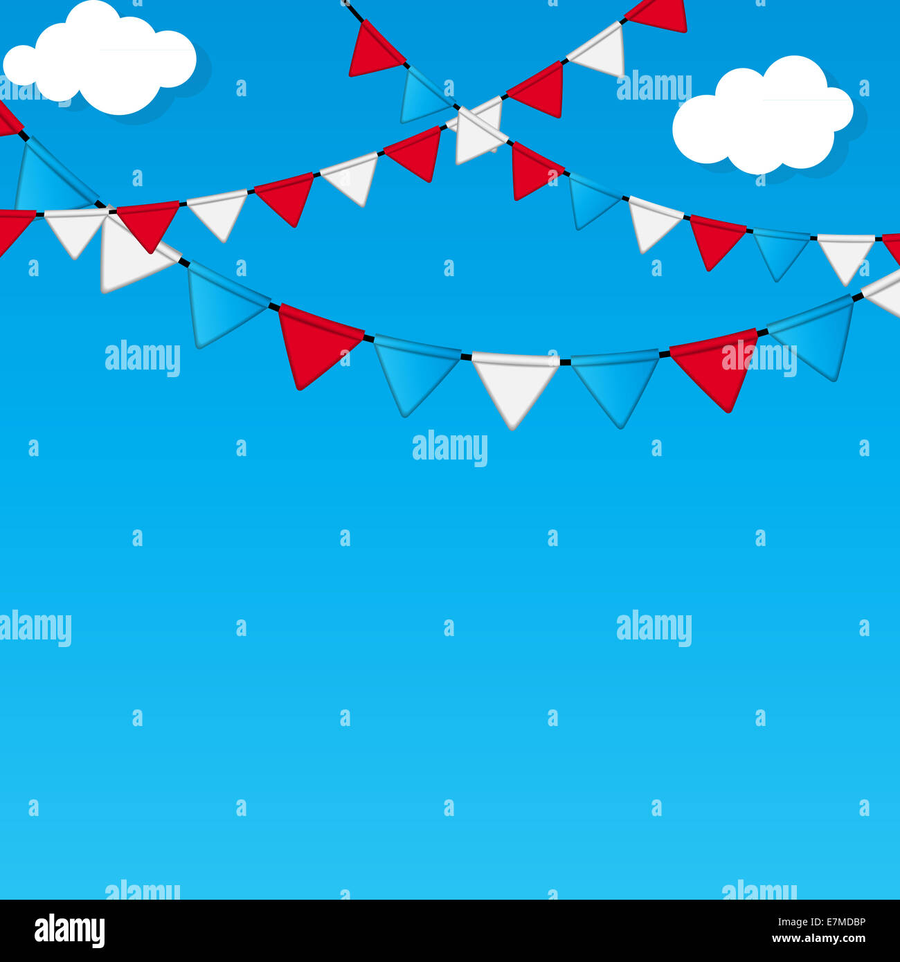 Party Flag Background Vector Illustration Stock Photo - Alamy