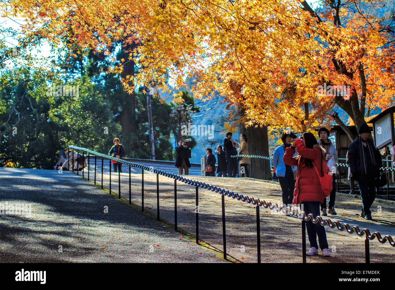 Kyoto, Japan - November 22, 2013: Enryaku-ji is a Tendai monastery ...