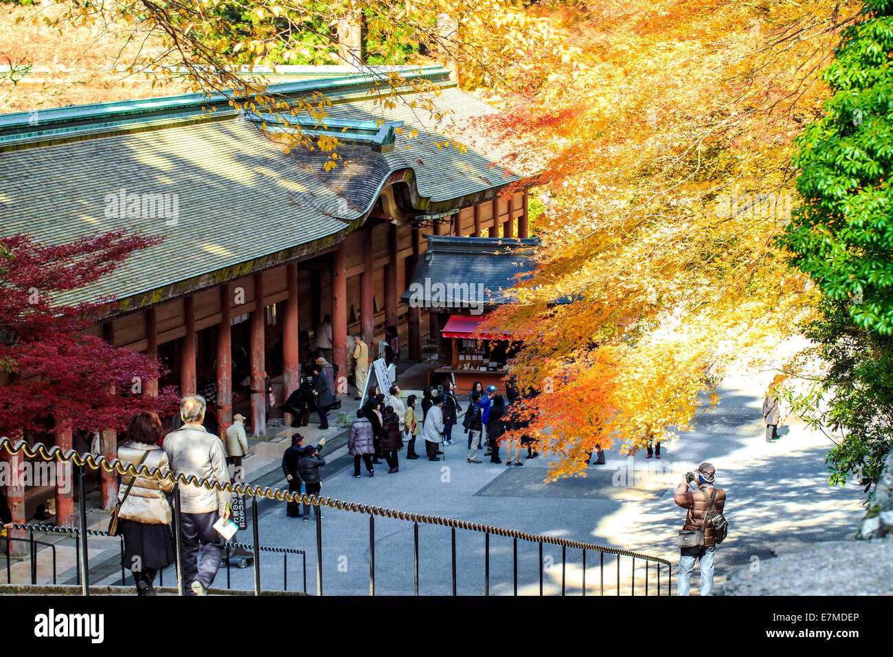 Kyoto, Japan - November 22, 2013: Enryaku-ji is a Tendai monastery ...