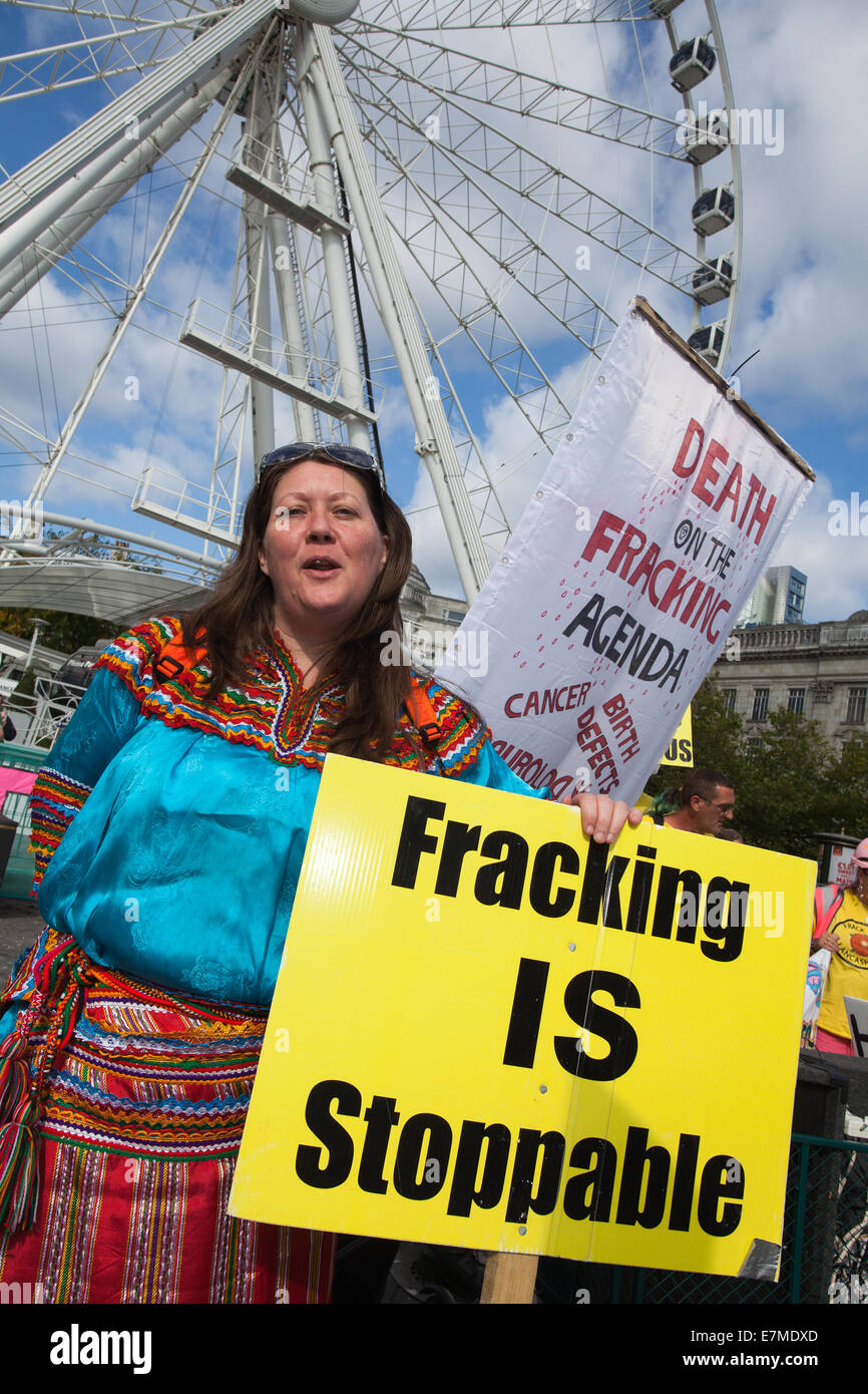 'Fracking is Stoppable' posters, placards and banners Angel Selmani at ...