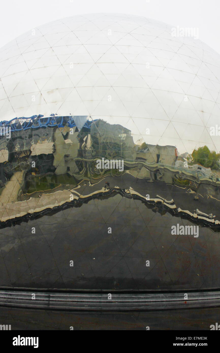 Geode, Villette, Cité, Science, Paris, France, French, Architecture ...