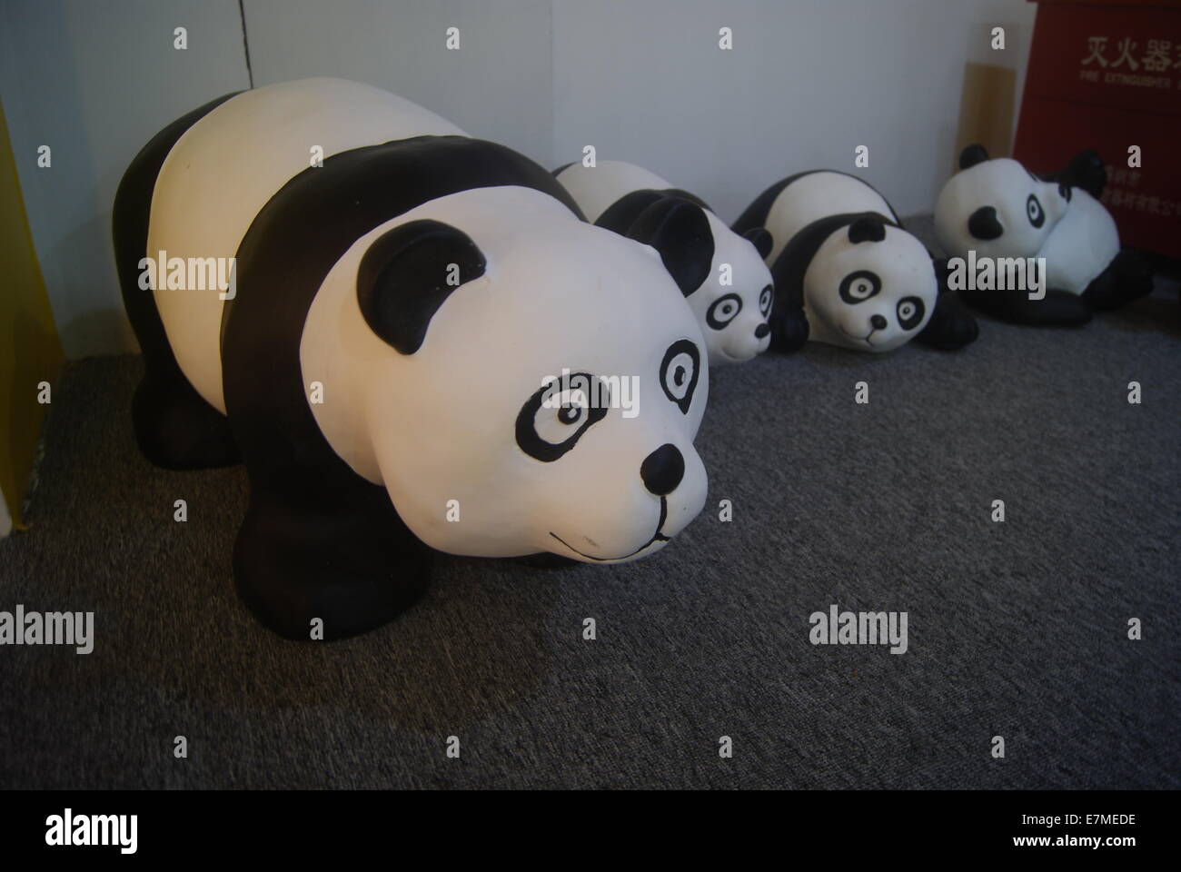 Panda statue, Adorable appearance Stock Photo - Alamy