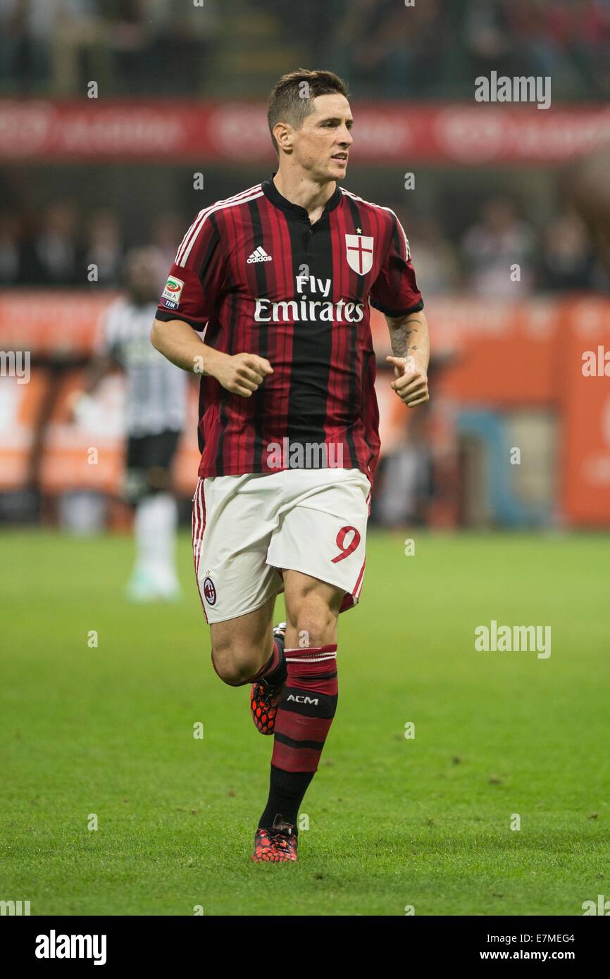 Milan, Italy. 20th Sep, 2014. Fernando Torres (Milan) Football/Soccer ...